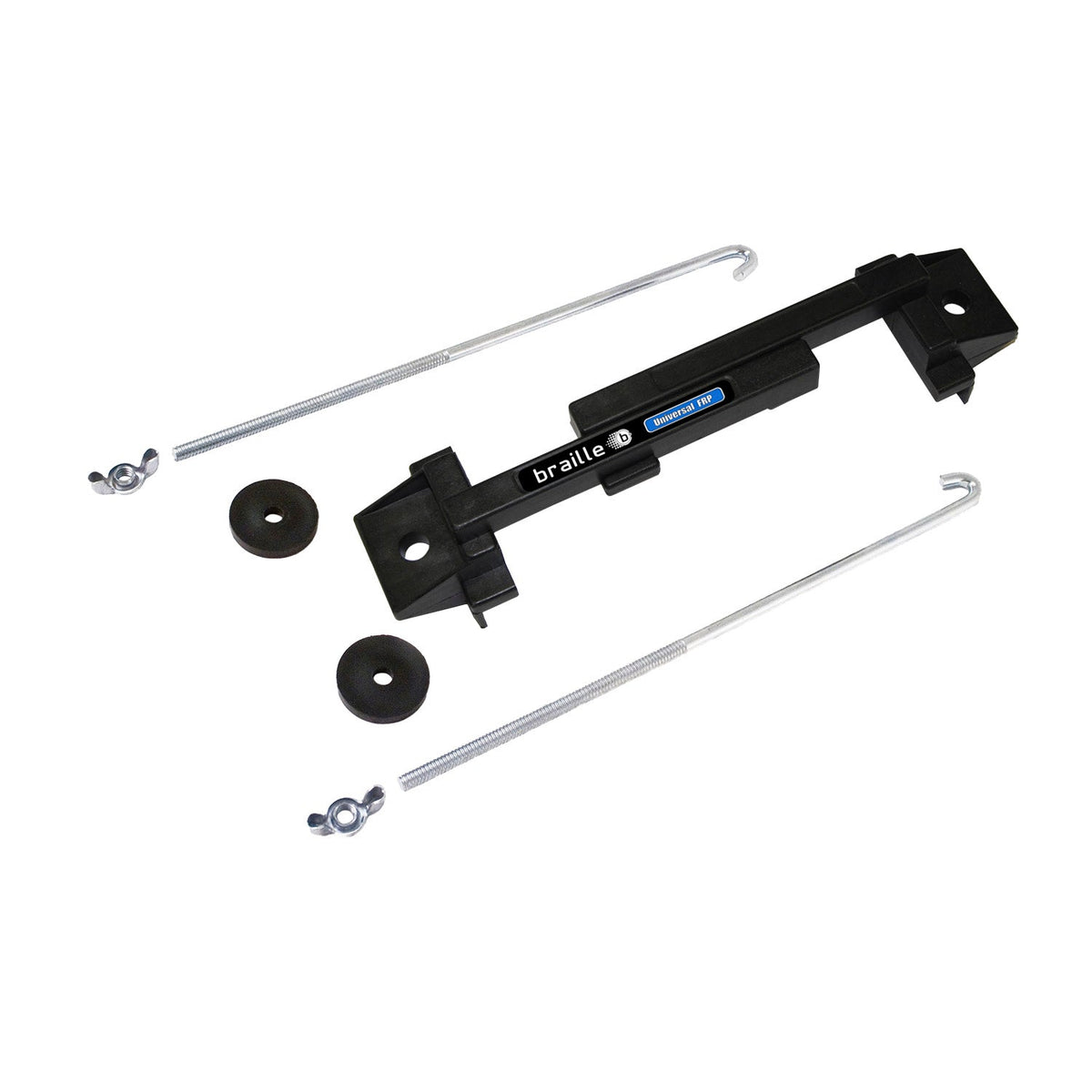 Braille 6188 Universal Battery Clamp Kit with 8” J-Hooks — Shop Braille New
